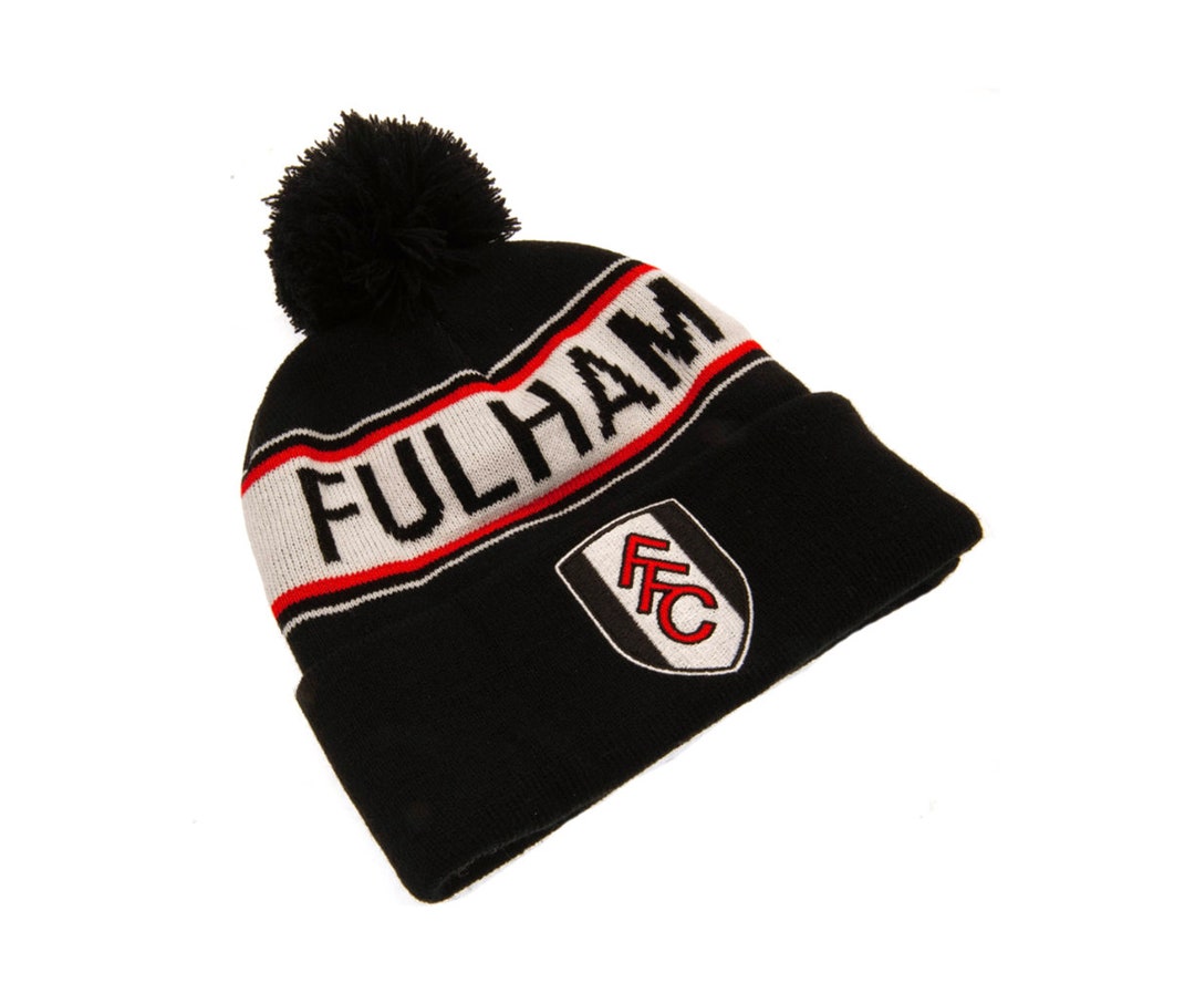 Fulham Bobble Cuff Knitted Hat Official Licensed Fulham Hat - Etsy