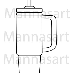 Stanley Cup SVG and PNG ( for Cutting Machines, Crafts, Sticker, T ...