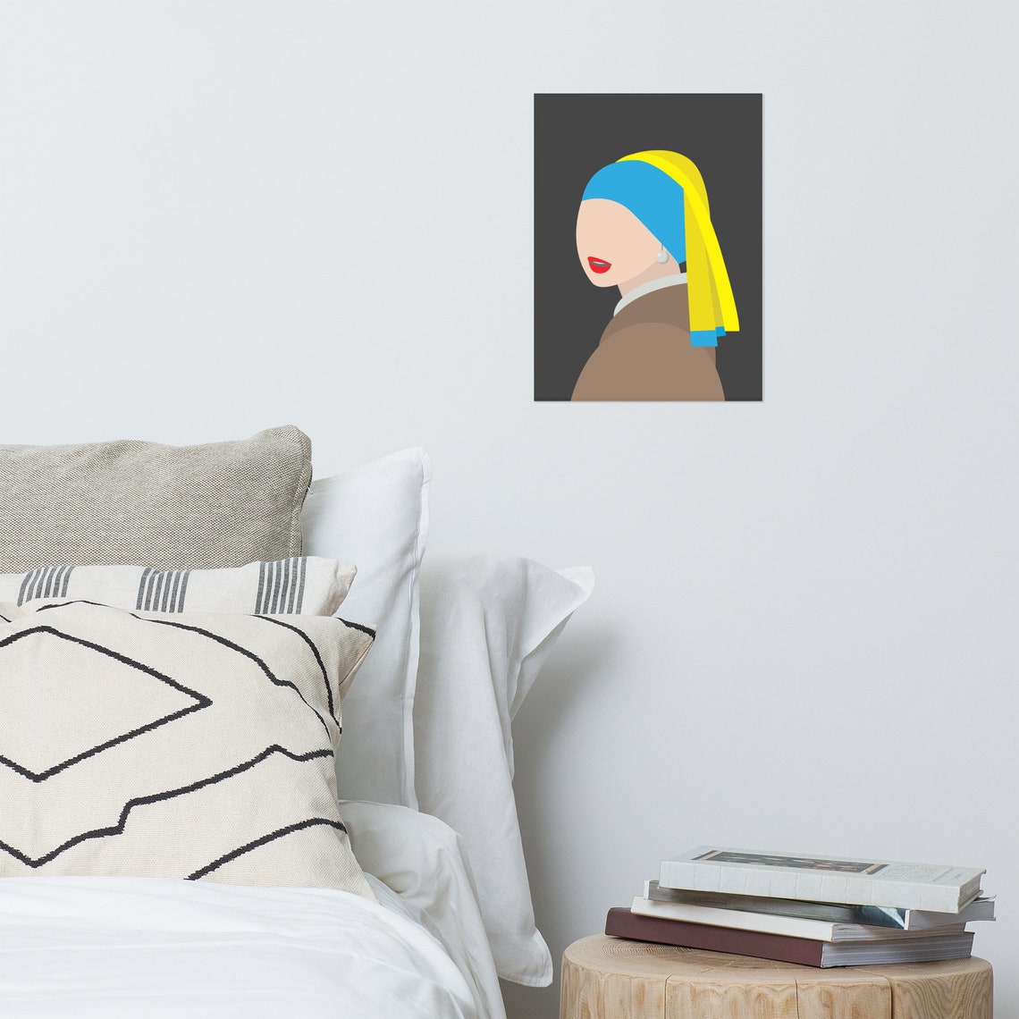 Girl With the Pearl Earring Poster Classic Johannes Vermeer Painting ...