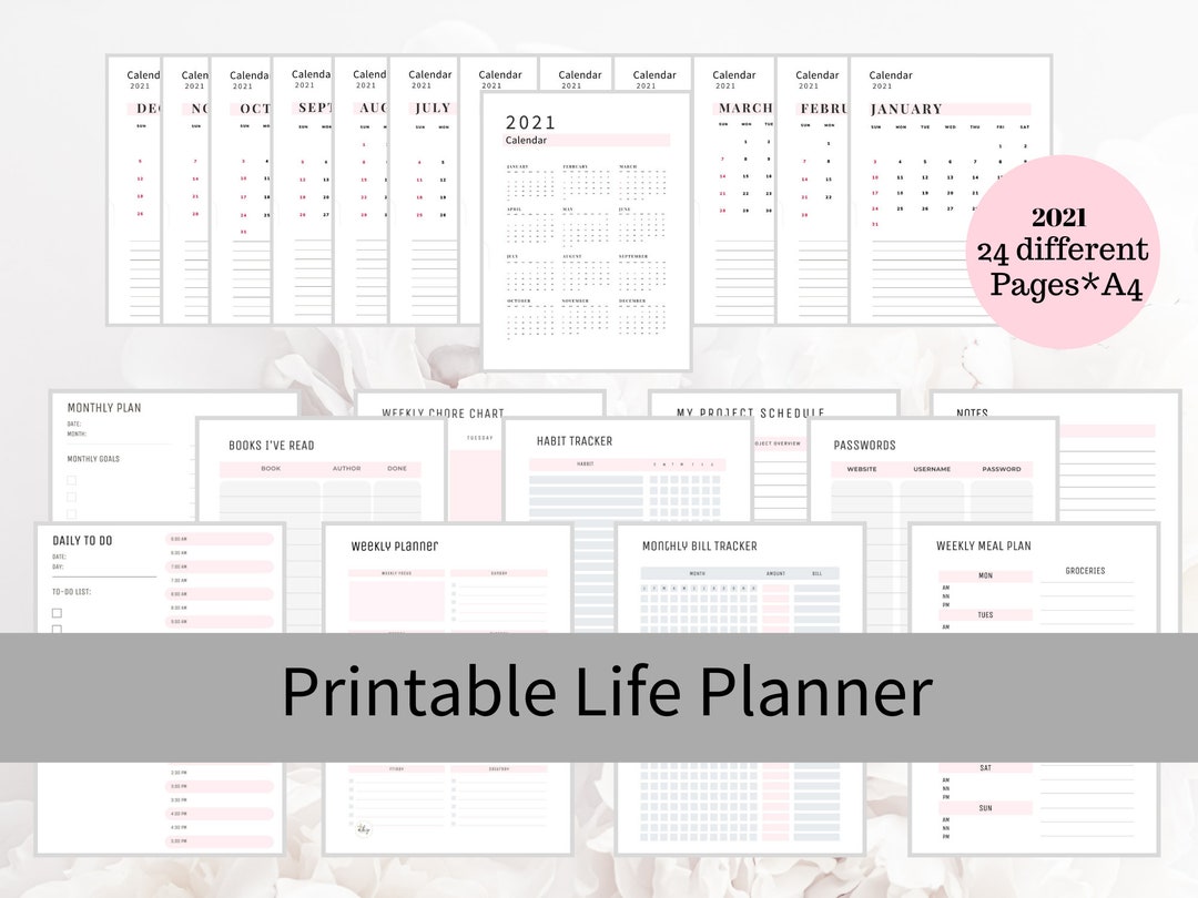 Complete Life Planner, Ultimate Life Binder, Printable Life Plan ...