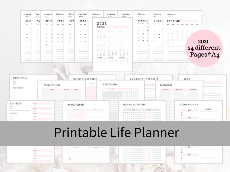 Complete Life Planner, Ultimate Life Binder, Printable Life Plan ...