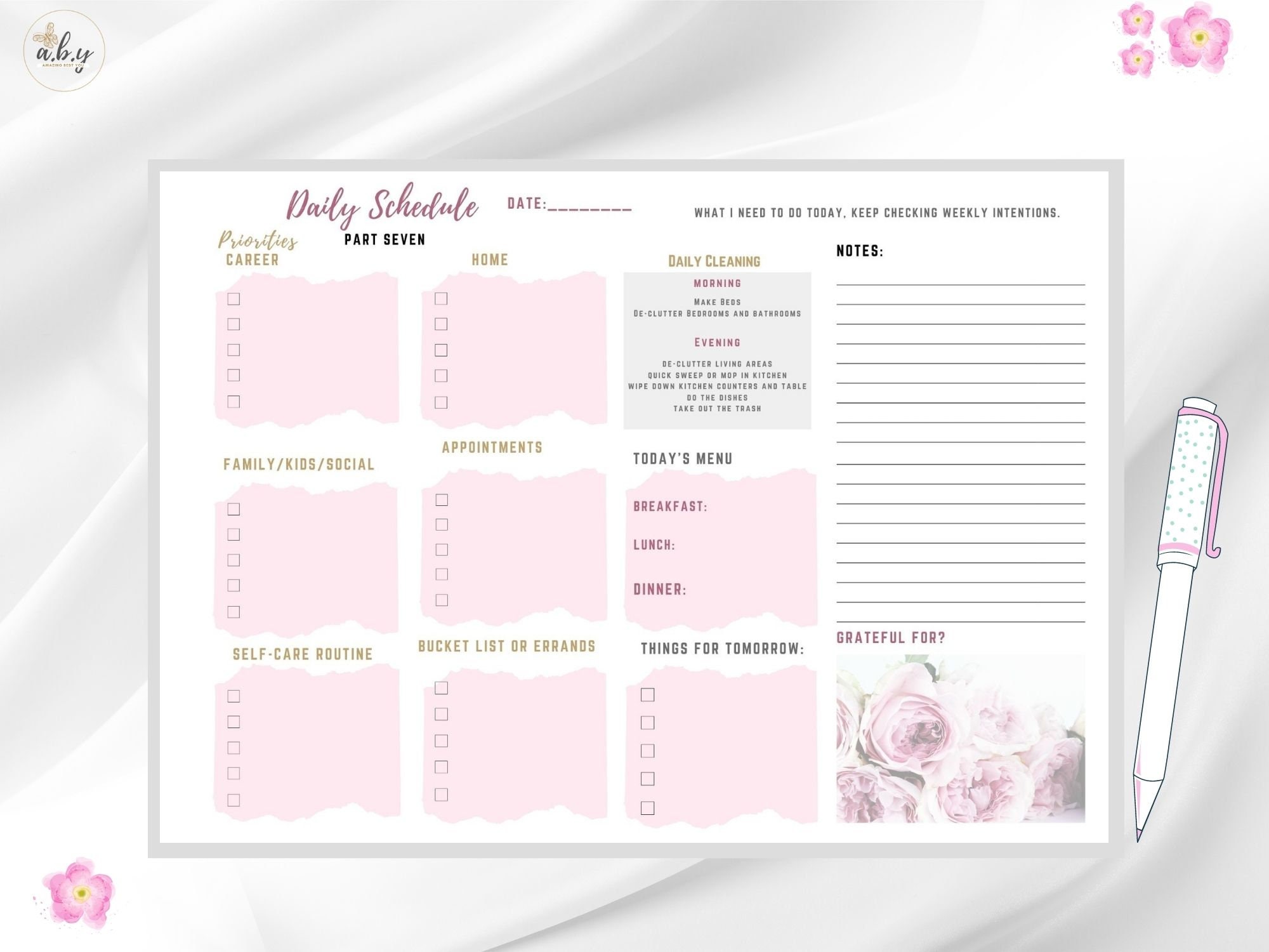 Life Plan 2021, Life System, Complete Pink Planner, Life Audit, Life ...