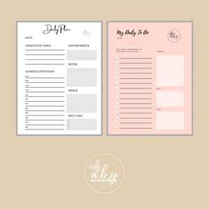 Daily Planner Insert Bundle - Etsy