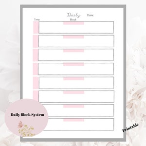 Master To-do List With Daily Blocking System Pink for Woman, Moms, and ...