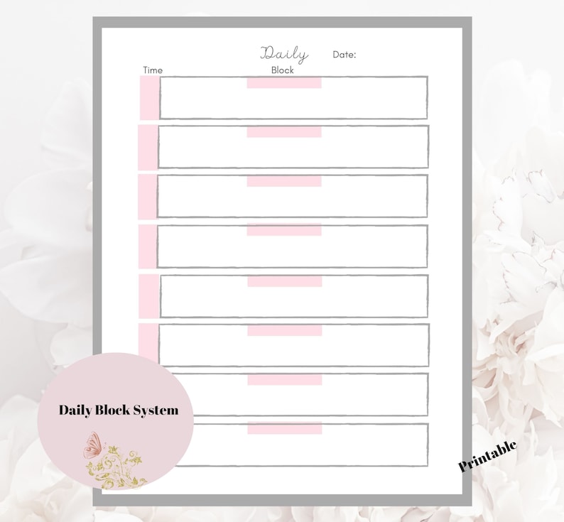 Master To-do List With Daily Blocking System Pink for Woman, Moms, and ...