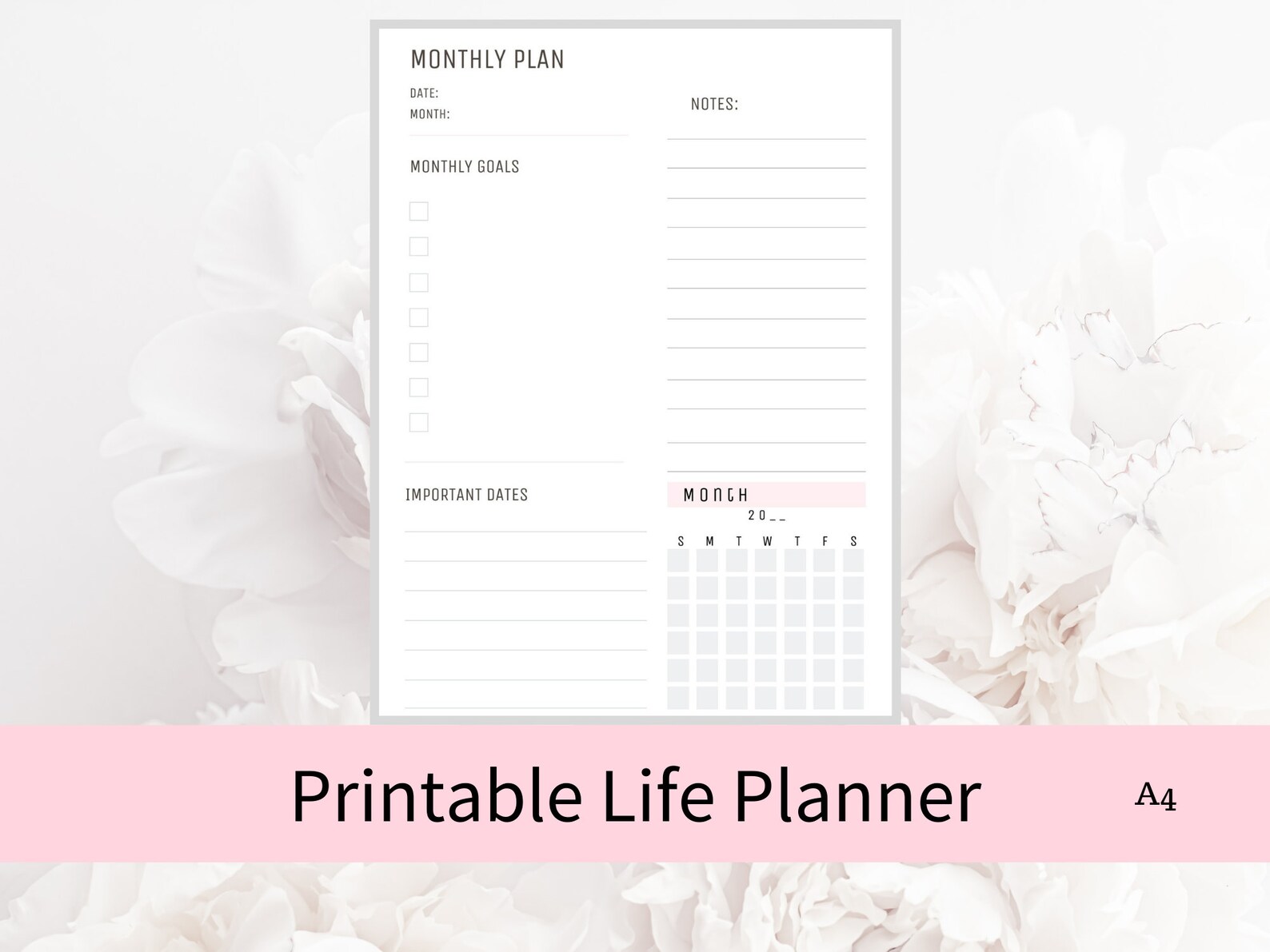 Complete Life Planner, Ultimate Life Binder, Printable Life Plan ...