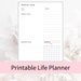 Complete Life Planner, Ultimate Life Binder, Printable Life Plan ...