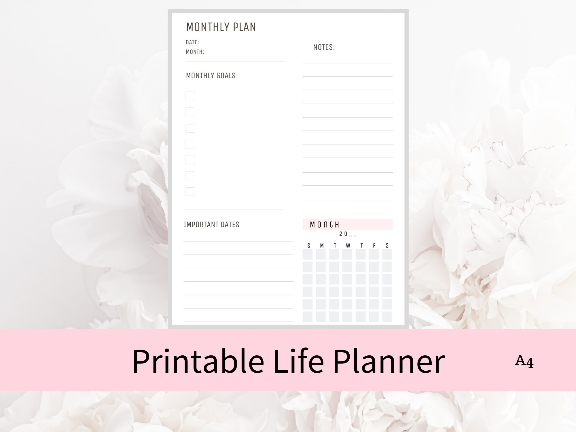 Complete Life Planner, Ultimate Life Binder, Printable Life Plan ...