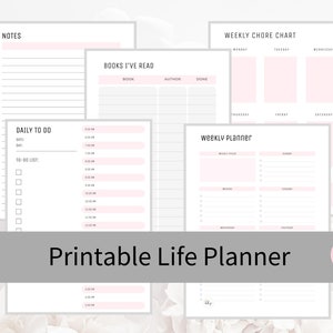 Complete Life Planner, Ultimate Life Binder, Printable Life Plan ...