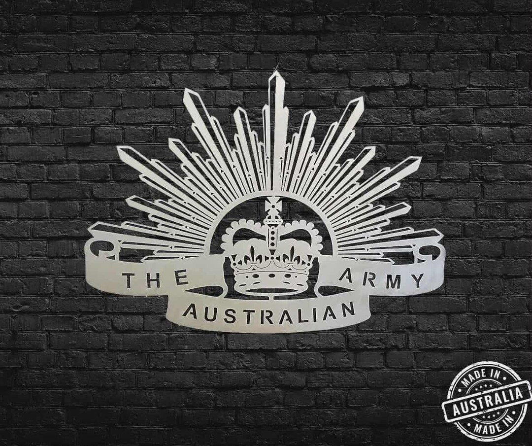 Rising Sun ANZAC Badge - Small 75cm - Etsy