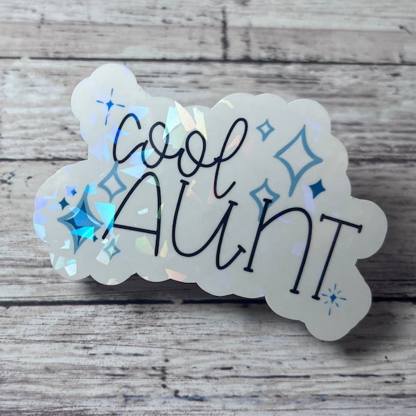 Waterproof Aunt Sticker - Etsy