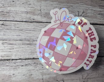 Stay Groovy Baby Disco Ball Sticker Die Cut Sticker Laptop, Phone ...