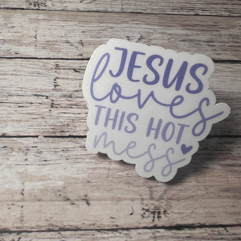 Hot Mess Sticker - Etsy