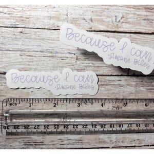 Because I Can, and Still I Rise, Simone Biles Sticker, Maya Angelou ...