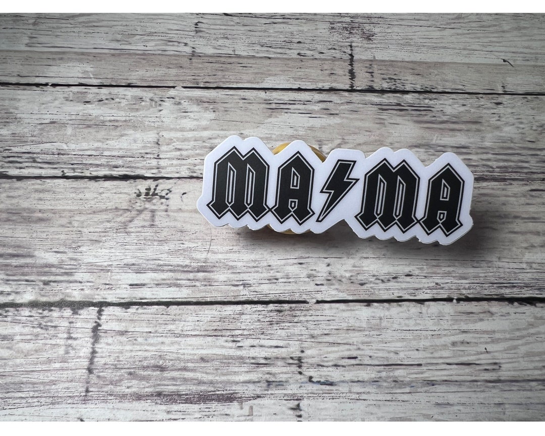 Mama Sticker, Mama Lightning Sticker, Lightning Bolt Sticker, Mom ...