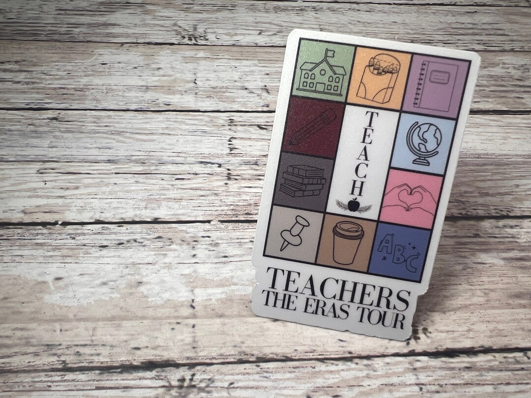 Teaching Sticker, Era Sticker, Teacher Sticker, Trendy Sticker, Cute ...