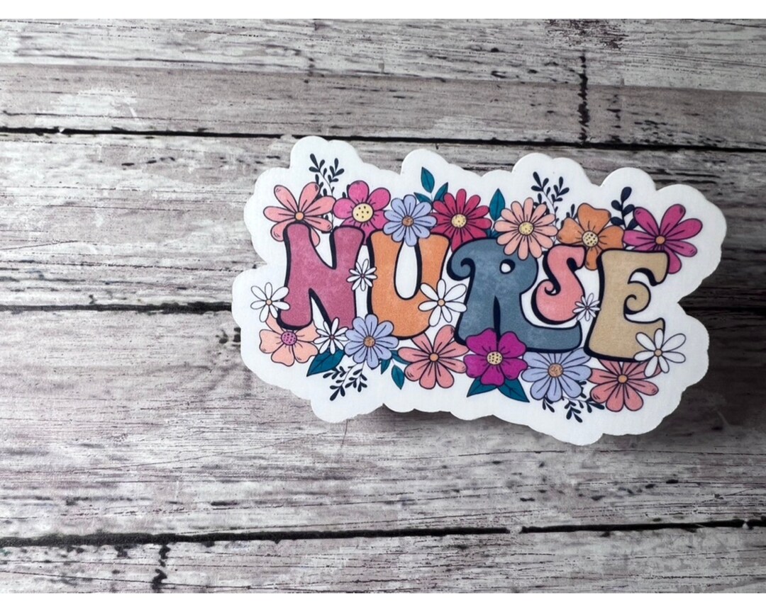 Nurse Flower Sticker, Flower Stethoscope, Stethoscope Sticker, Flower ...