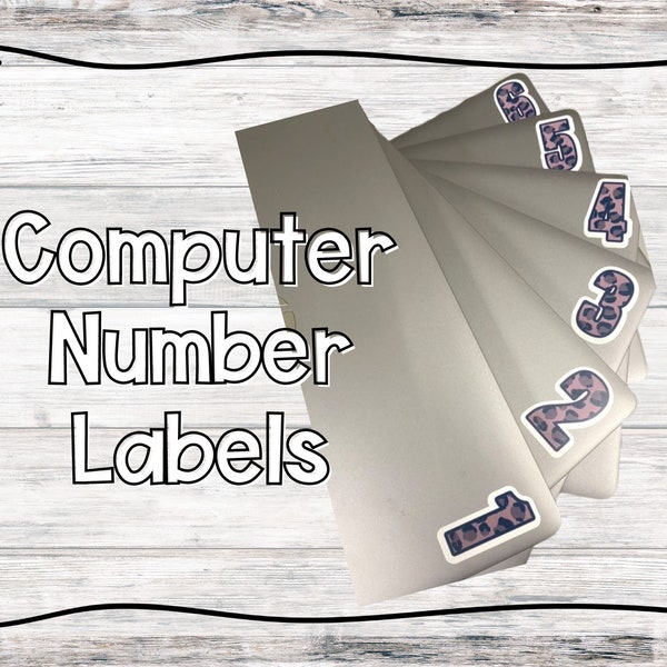 Chromebook Classroom Labels - Etsy