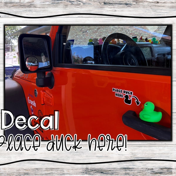 Jeep Place Duck Here - Etsy