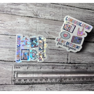 Communication Looks Different for Everyone Sticker, Special Education ...