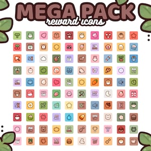 100x Mega Pack Reward Icons / Channel Point Reward Icon | 100x Reward ...