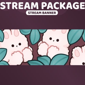 Kawaii Bunny Funfair Stream Package | 3 Animated Screens, 2 ...