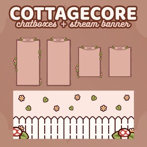 Cottagecore Stream Package | 3 Animated Screens, 3 Customizable ...