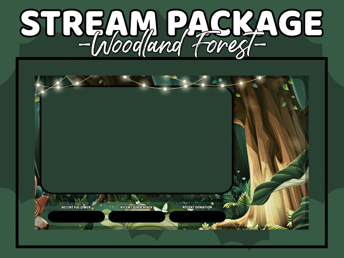 Woodland Forest Stream Package 3 Animated Screens 3 - Etsy