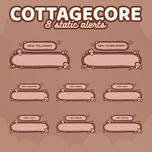 Cottagecore Stream Package | 3 Animated Screens, 3 Customizable ...