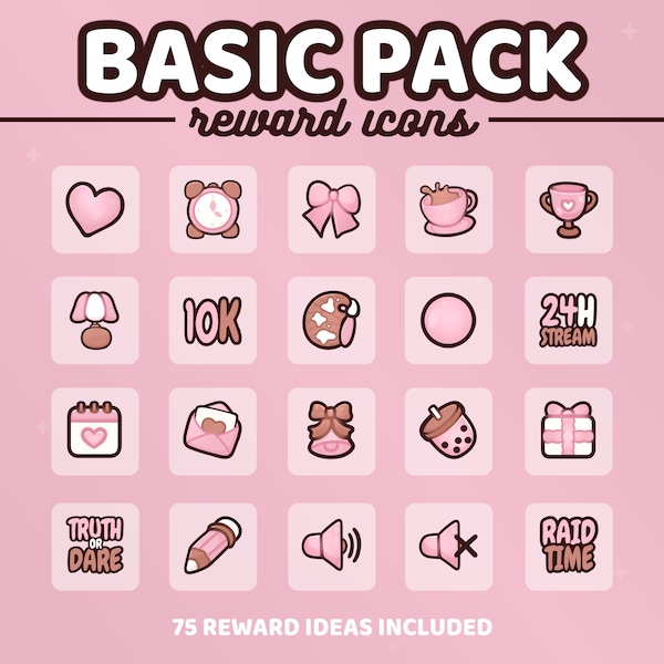 Twitch Channel Points Reward Icons - Etsy