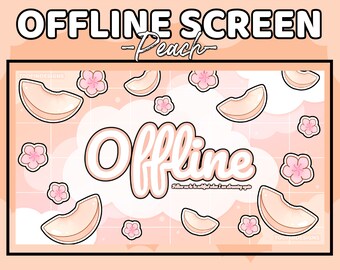Twitch Banner Peach - Etsy