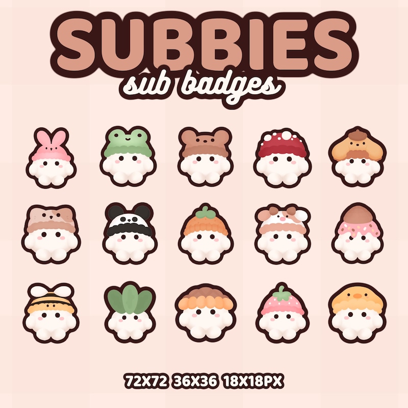 Sub Badges - Etsy