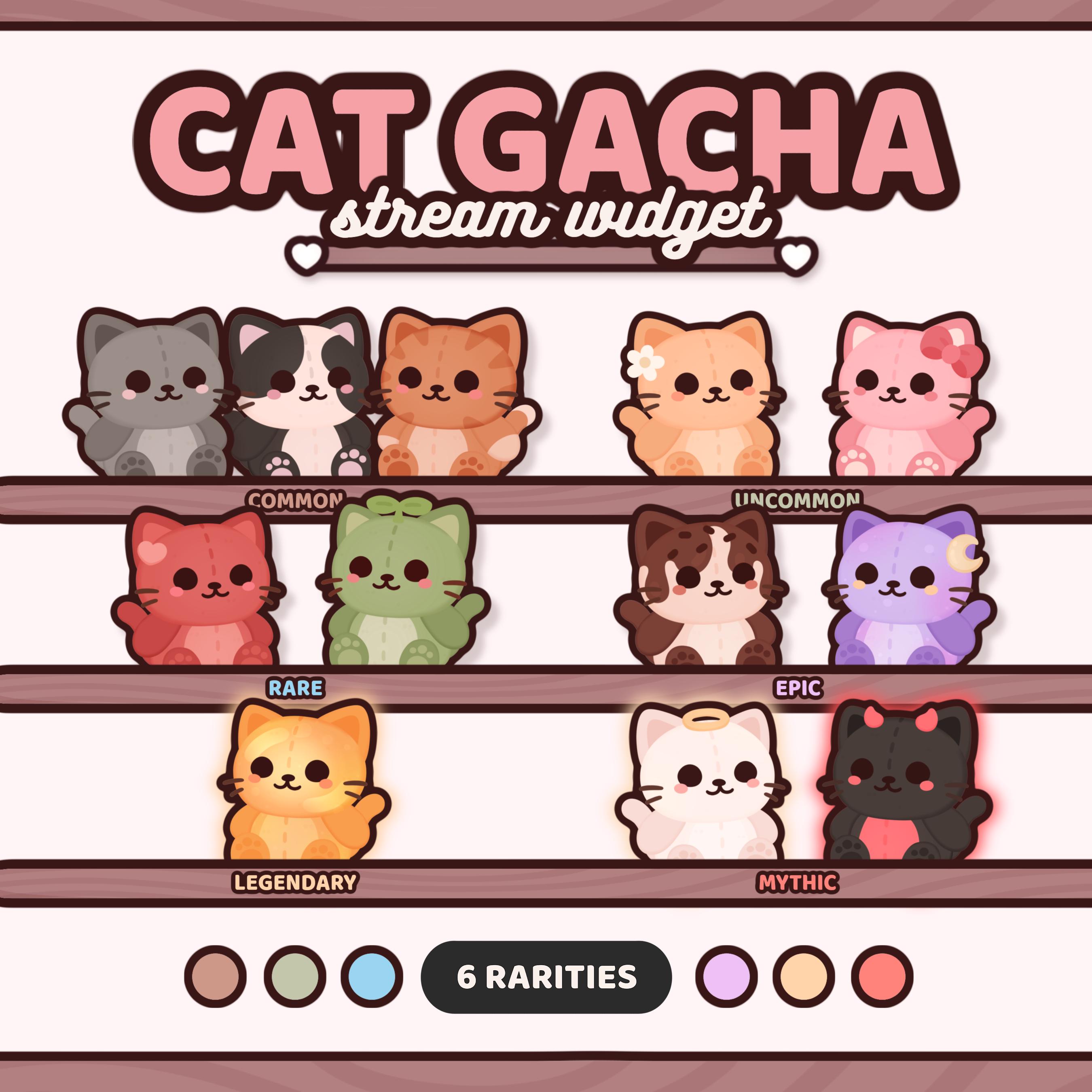 Cat Gacha Widget | Channel Point Rewards / Channel Points / Reward ...