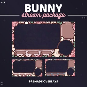 Bunny Stream Package | Animated Screens, Overlays, Alerts, Banner ...