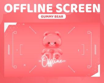 Offline Screen & Banner Pink - Etsy