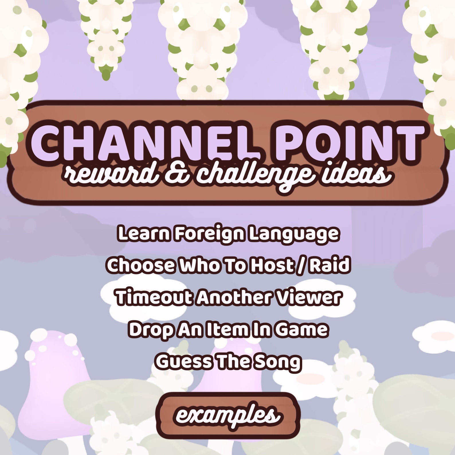 100x Reward Ideas and Challenges | Reward Icons / Channel Point Reward ...