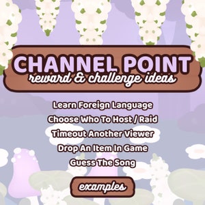 100x Reward Ideas and Challenges | Reward Icons / Channel Point Reward ...