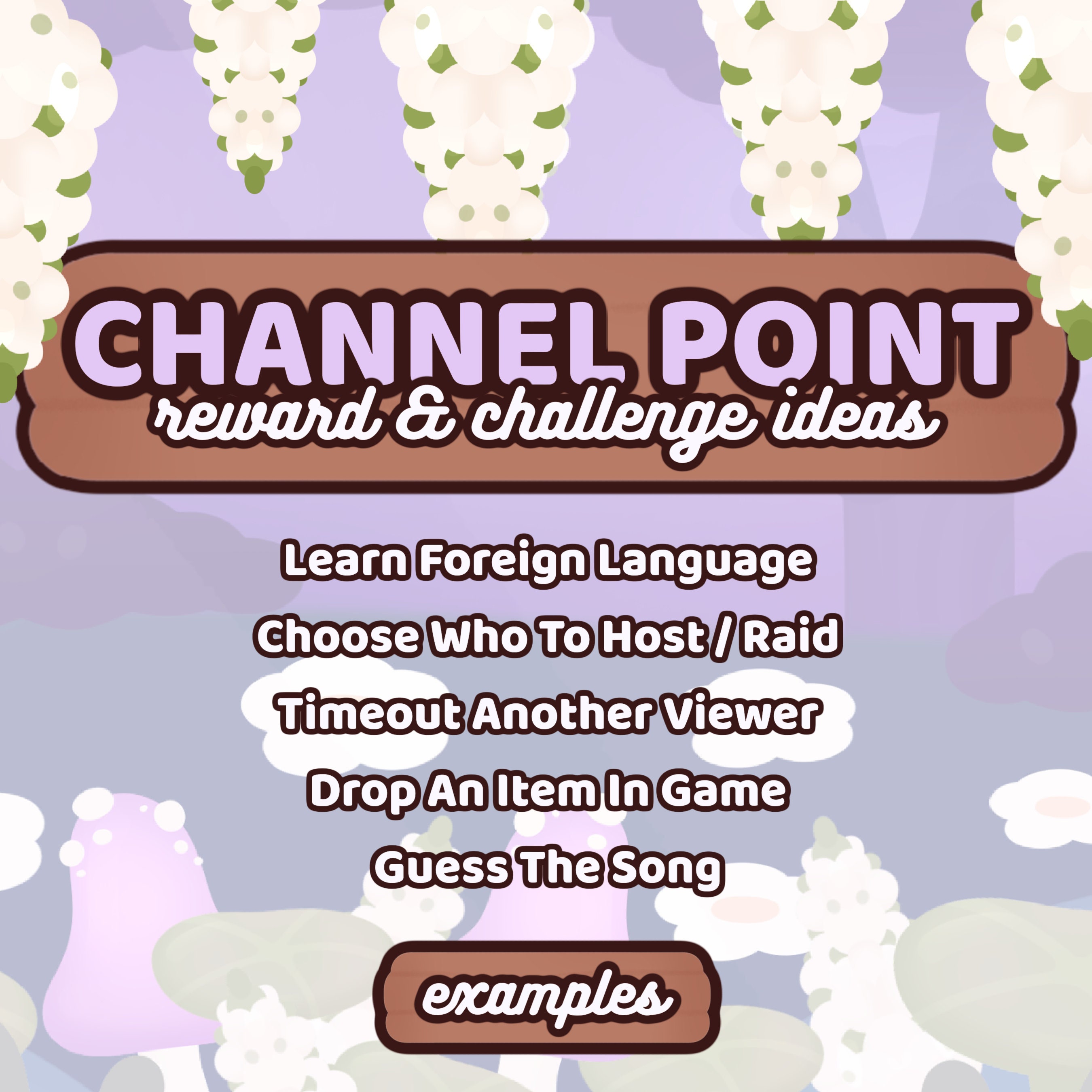 100x Reward Ideas and Challenges | Reward Icons / Channel Point Reward ...