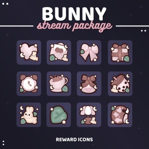 Bunny Complete Stream Package | Animated Screens, Overlays, Alert ...