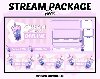 Boba Stream Package - Etsy