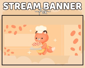 Fox Twitch Banner - Etsy