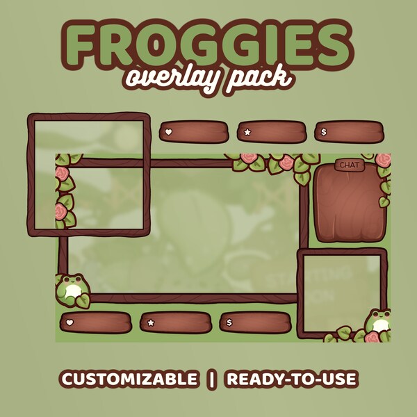 Frog Twitch Overlay - Etsy