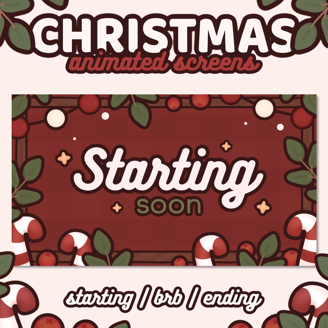3x Animated Christmas Screens | Cozy / Cute / Kawaii / Xmas / Festival ...