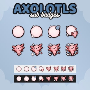 Axolotl Complete Stream Package | Animated Screens, Overlays, Alert ...