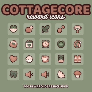 20x Cottagecore Pack Reward Icon / Channel Point Reward Icons | 100x ...
