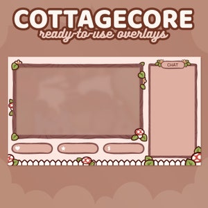 Cottagecore Stream Package | 3 Animated Screens, 3 Customizable ...