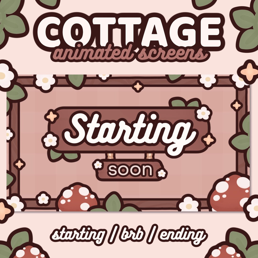 3x Animated Cottagecore Screens | Cozy / Cute / Kawaii / Cosy ...