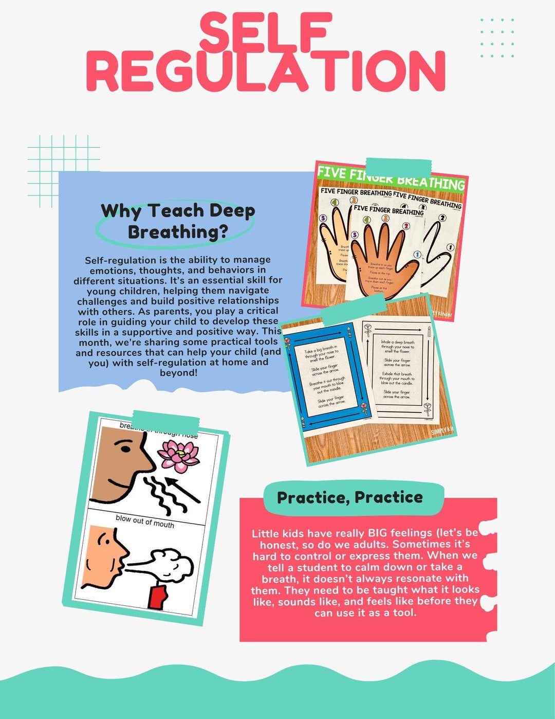 Self-regulation Visual Poster: Classroom Toolkit for Emotional Learning ...
