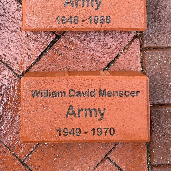 Engraved Brick - Etsy