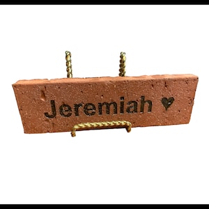 Customizable Laser Engraved Brick (8x8, 4x8 or 2x8) Personalized Images ...